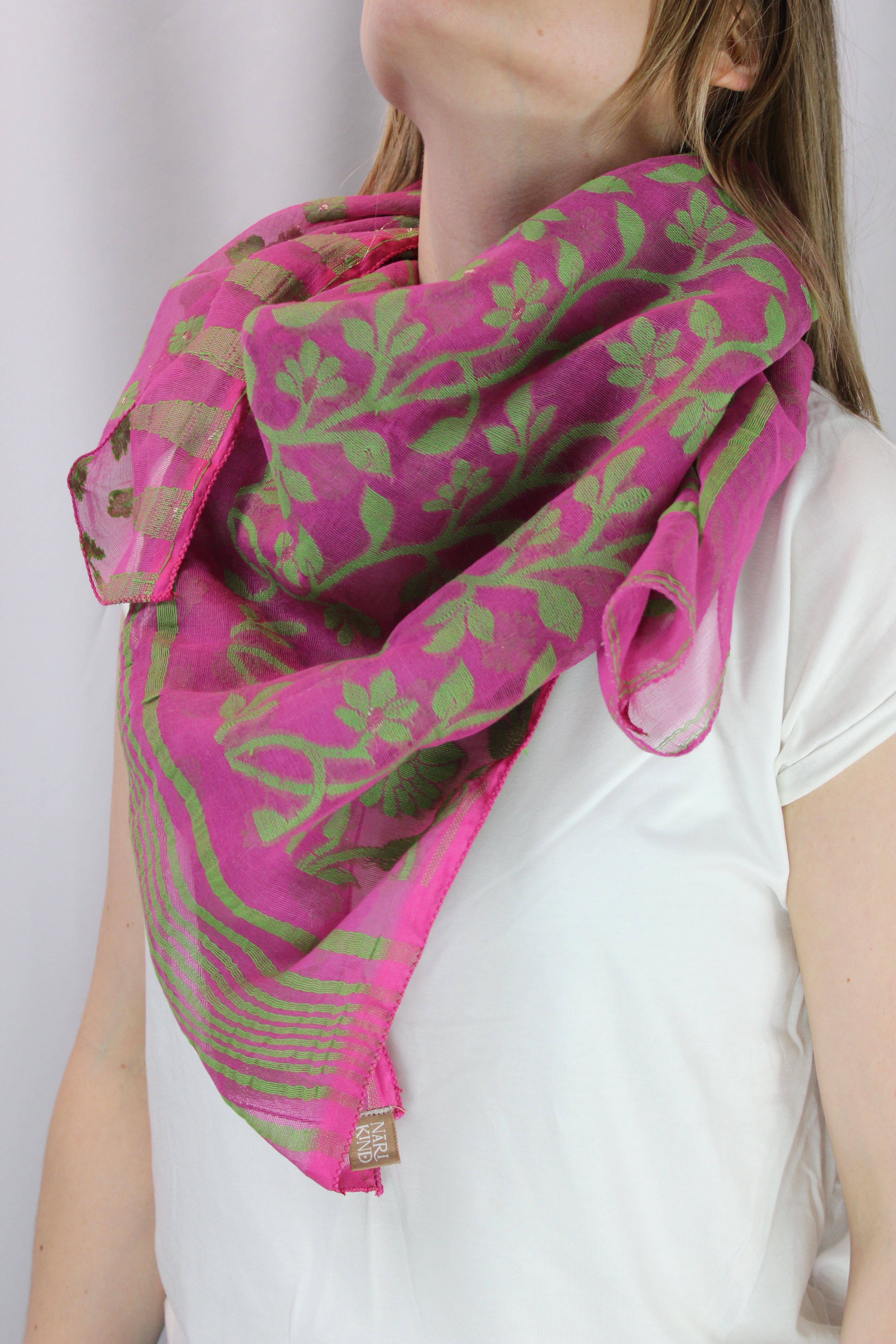 Aanya Sari Scarf 100 x 100 cm – Narikind