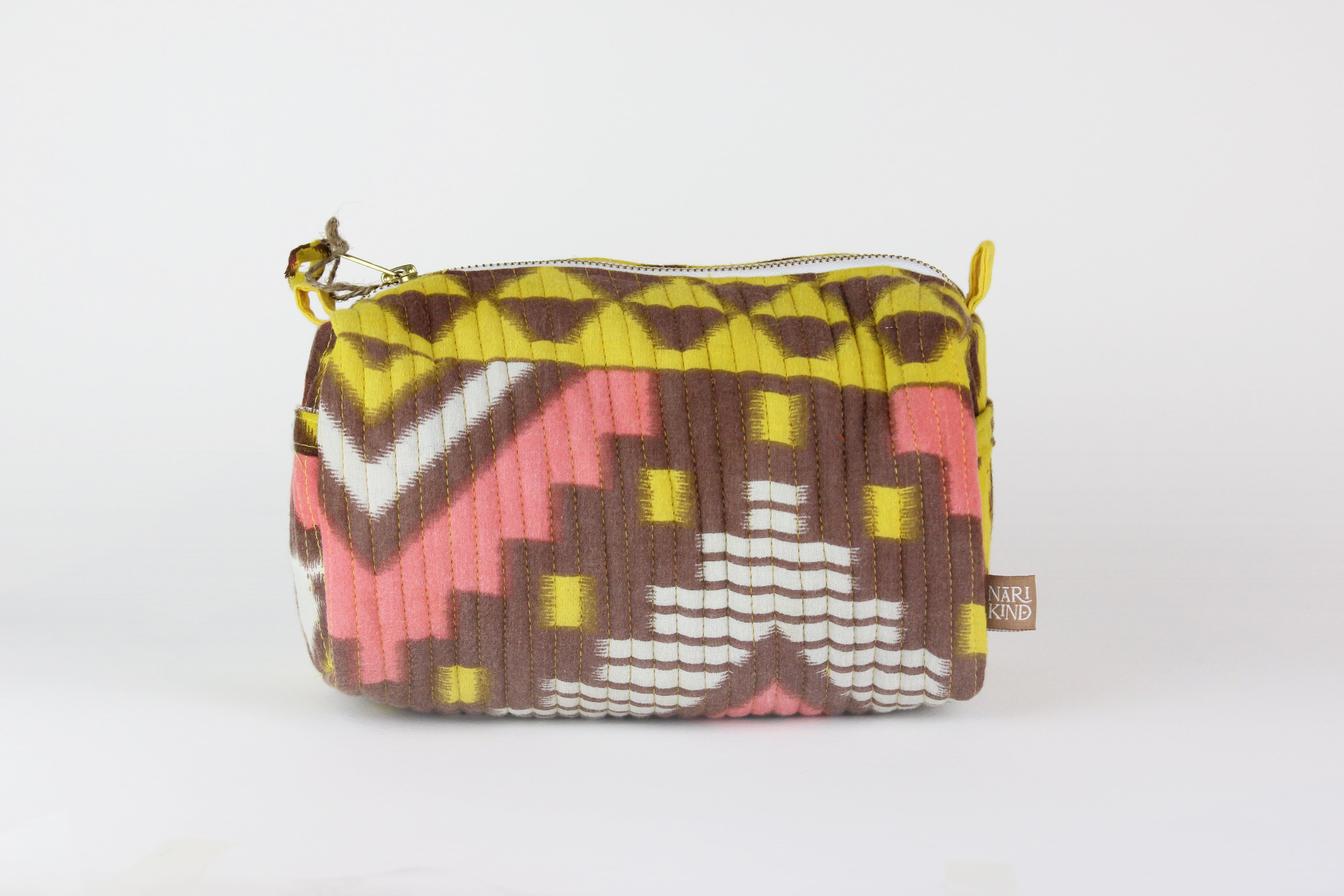 Avani Upcycled Sari Cosmetic Bag - Small – Narikind